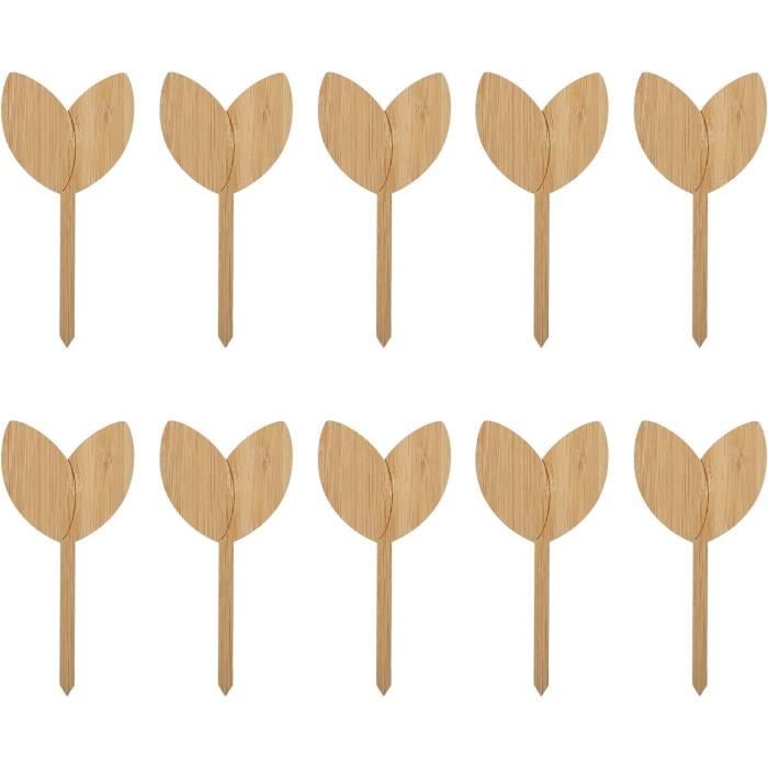 Cyrank 10 pièces étiquettes de Plantes, étiquettes de Plantes en Bois ... Cyrank 10 pièces étiquettes de Plantes, étiquettes de Plantes en Bois ...