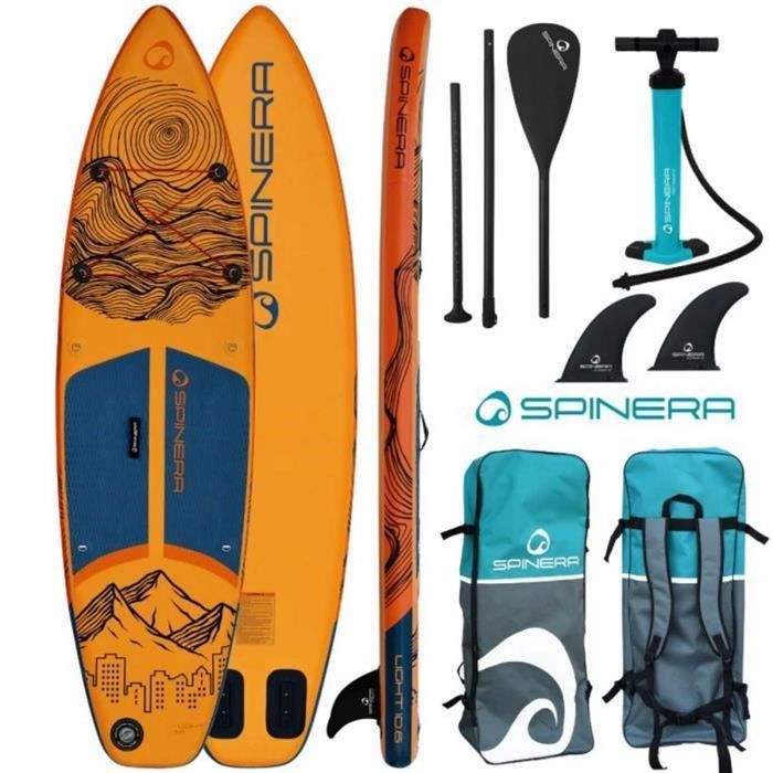 Stand Up Paddle gonflable - SPINERA - Light 10.6 ULT - 320x83,5x15 cm ...