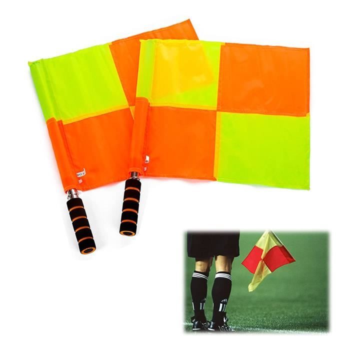 Drapeau d'arbitre, drapeau de signalisation d'arbitre avec poignée ...