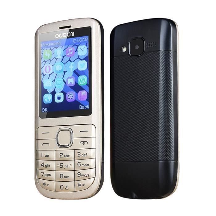 Téléphone Portables pour Seniors mobile Feature Phone Dual SIM Mobile ...