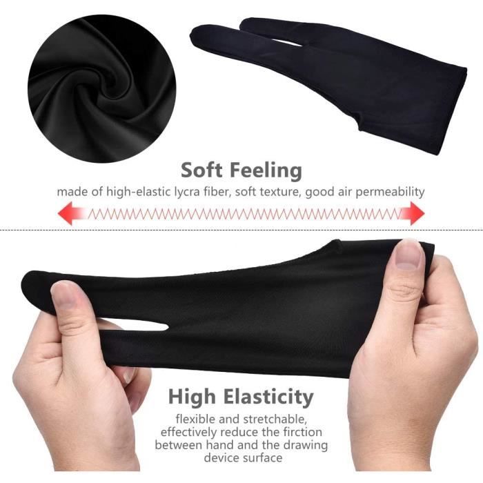 CABLING®Gant Dessin Gant d'artiste pour Tablette Graphique, Création d ...