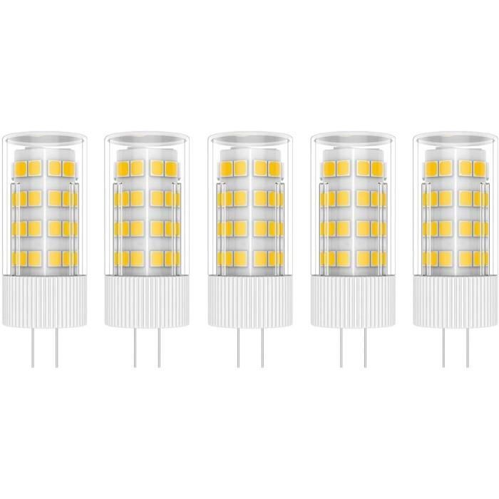 5X G4 Lampe Led 5W Ampoule Lampe 51 Smd 2835Leds Blanc Chaud 3000K ...