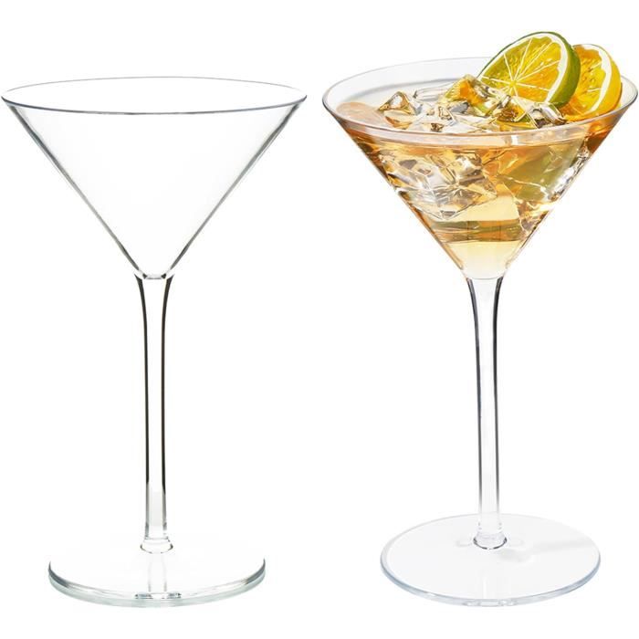 Incassable Verres À Cocktails Tritan-Plastique Gobelets Verres, Verres ...