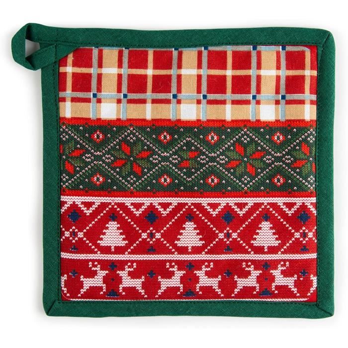 Fall Winter Manique De Cuisine, 20 X 20 Cm, Doublure 100% Coton, Rembourrage En Polyester[u608 ...