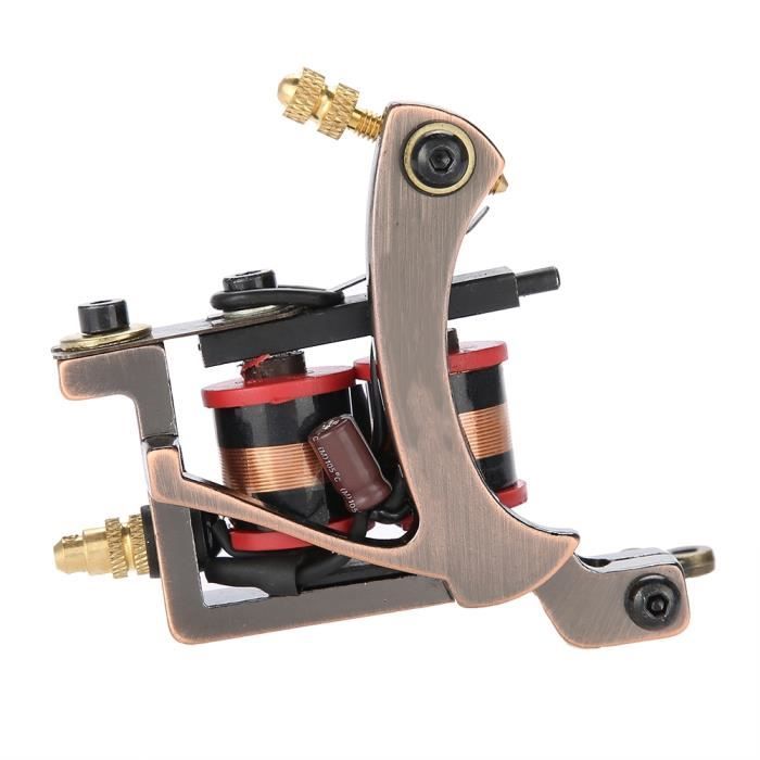 Drfeify Machine à tatouer Tattoo Coil Machine Gun, 10 Wraps Coil Tattoo ...