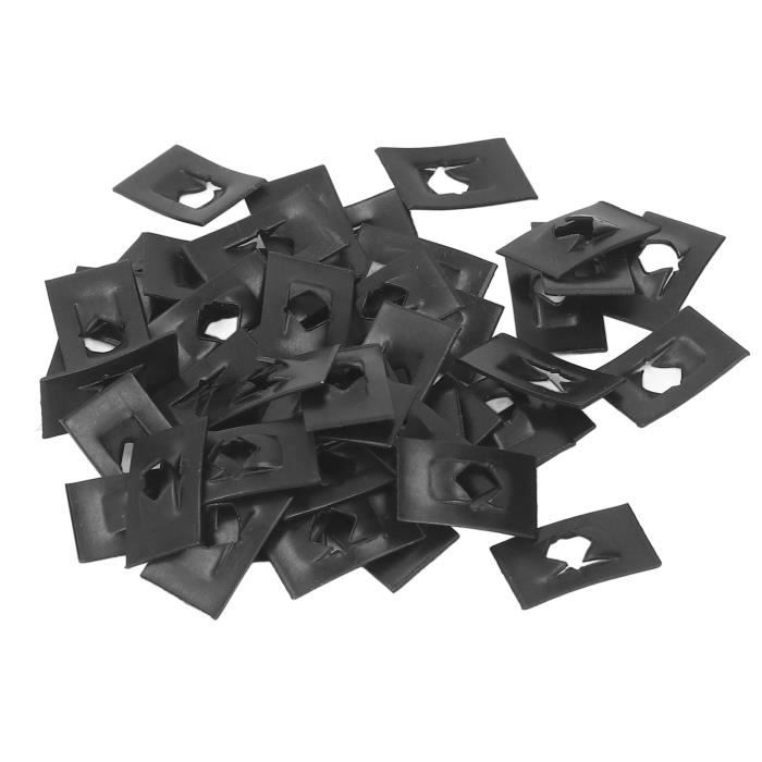 LIU-7427618558915-crou à ressort en plaque d'acier au carbone 50 Pièces en Acier au Carbone ...