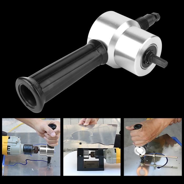 Grignoteuse en métal Grignoteuse polyvalente coupe-tôle double tête grignoteuse coupe-tôle kit ...