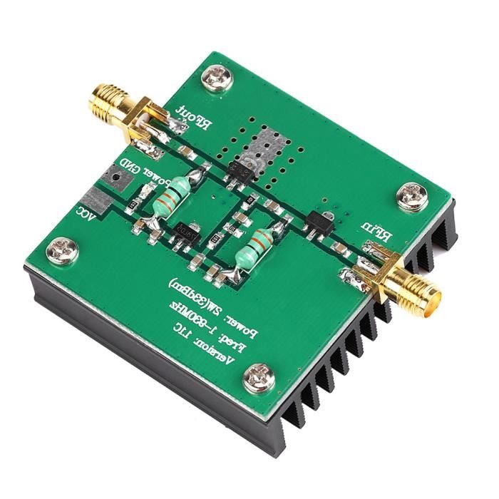 ROM Module Amplificateur de Puissance Large Bande RF FM 1-930MHz 2W ...