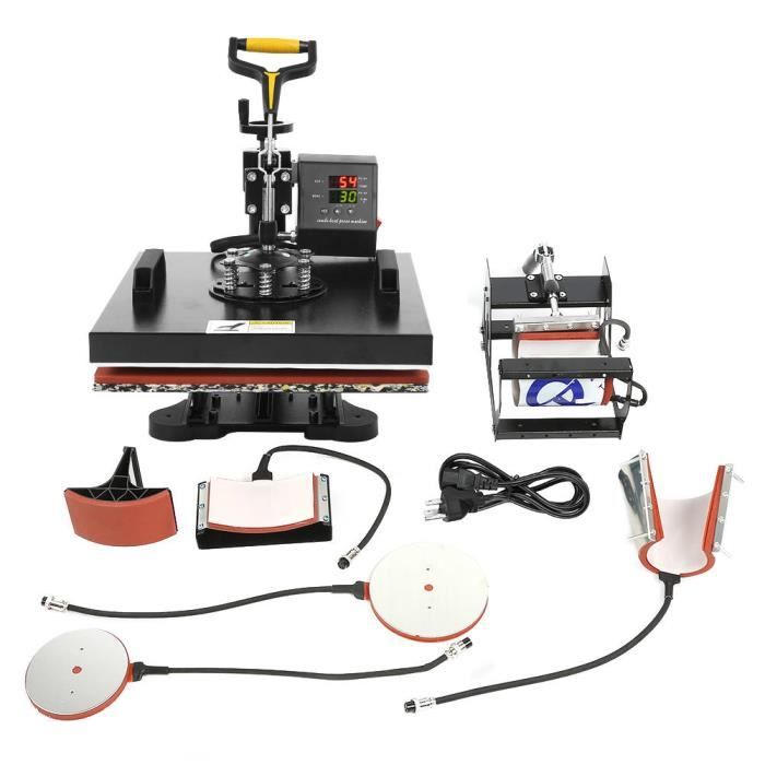 Fydun machine de transfert de chaleur Imprimante de transfert de chaleur de Machine de presse à ...