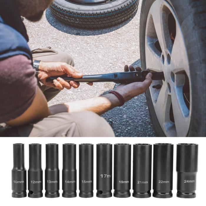 Douille à chocs double hexagonale HURRISE - Lot de 10 douilles - 10 ...