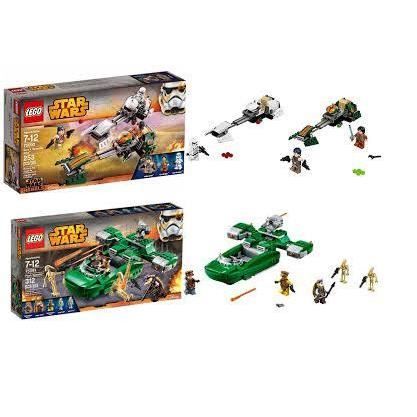 LEGO Star Wars 75090 + 75091 (Ezra's Speeder Bike + Rey's Speeder ...