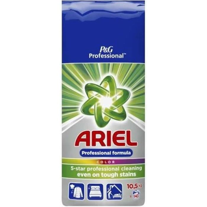 Lessive en poudre 10,5 kg Color Ariel Procter Gamble - Cdiscount ...