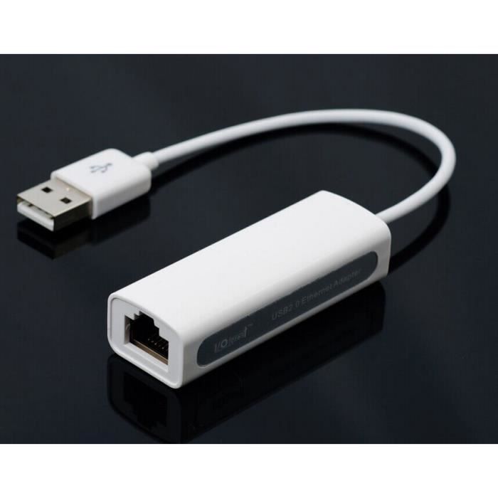 Adaptateur USB Ethernet réseau RJ45 Lan - Cdiscount Informatique
