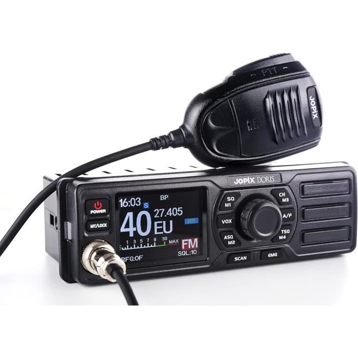 Station De Radio Cb Doris 40Ch, Am-Fm, 4W, Asq, Roger Beep, Vox, 12-24V ...