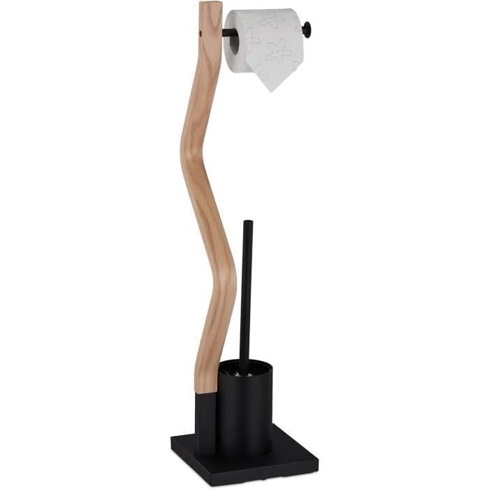 Serviteur Wc Non Fixe, Porte-Rouleau, Brosse Et Son Support, H X L X P ... Serviteur Wc Non Fixe, Porte-Rouleau, Brosse Et Son Support, H X L X P ...