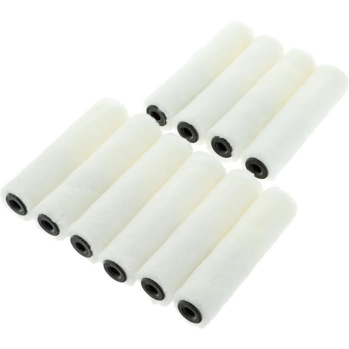 41739 Lot De 10 Mini Rouleaux De Peinture Avec Manchon En Velours 10,2 ...