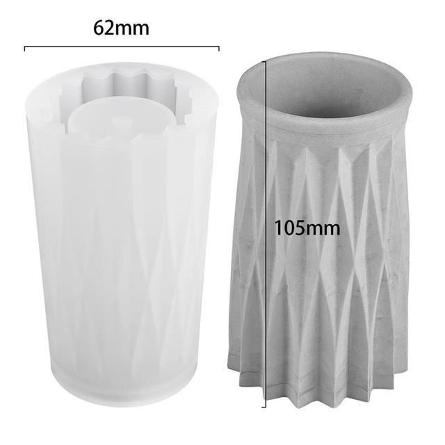 Moule en siliconeMold 013--Moule en silicone pour pot de fleur à motif ...