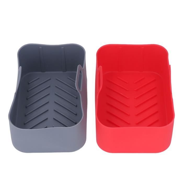 Zerodis Pot de friteuse en silicone réutilisable 2 pièces friteuse ...