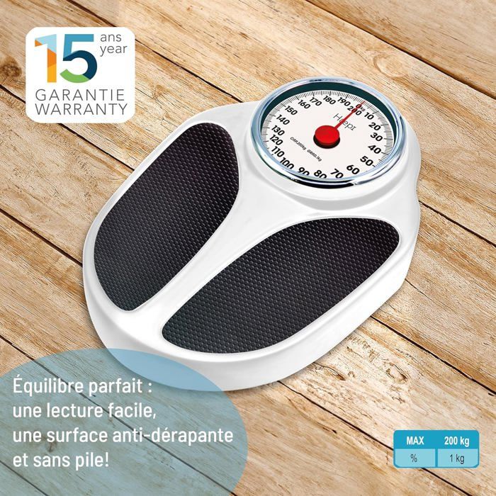 Balance Pèse Personne Mécanique Balance Grande Capacité 200 kg Design ...