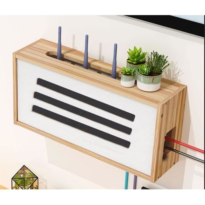 Cache Box, Boite De Rangement Routeur Wifi, Cable En Fil Organiser ...