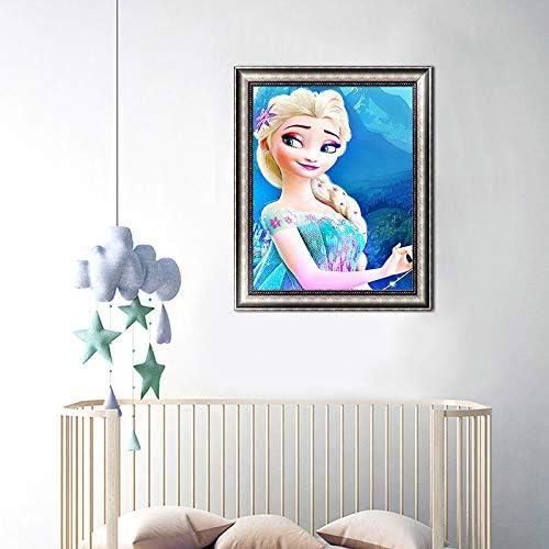 Kit De Broderie Diamant La Reine Des Neiges Elsa Par Numéro, 5D À Faire ...