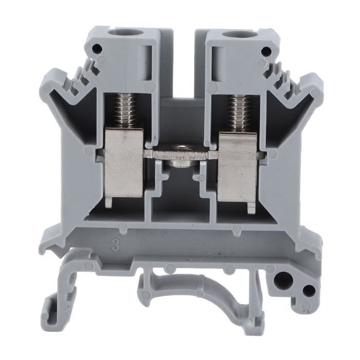 Shipenophy Borne de montage sur rail DIN Combinaison de vis de bornes à ...