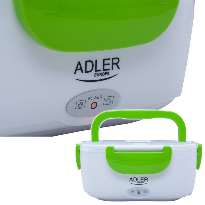 Lunchbox électrique Adler AD 4474 verte, Boite à Repas chauffante 1,1 ...