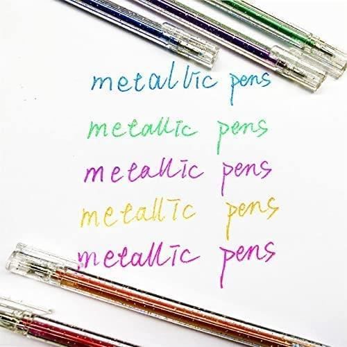 Glitter Pen Colored Gel Glitter Pen 18 Color Set glitter gel pen set Glitter and Metallic Gel Pens Colored Gel Pen Fine Point Marker Cdiscount Beaux Arts et Loisirs creatifs
