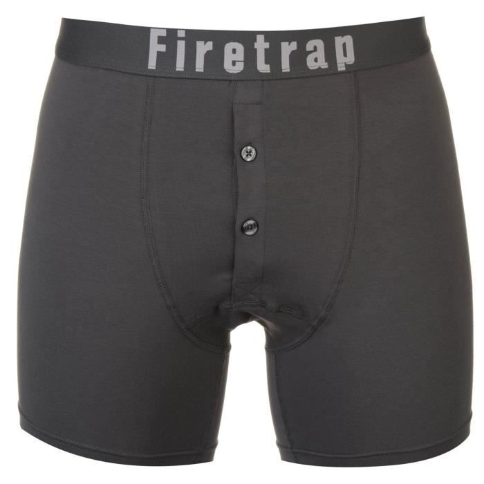 Firetrap Lot De 2 Paires Boxer Sous-Vêtement Homme - Cdiscount Boutique ...