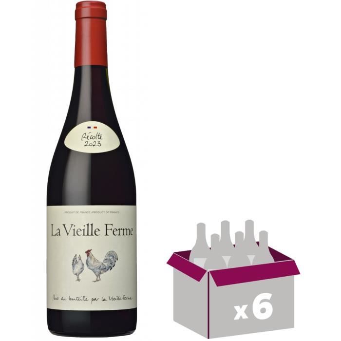 La Vieille Ferme 2023 Vin de France - Vin rouge x6 - La cave Cdiscount