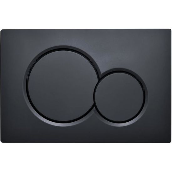 Actionneur Double WC Geberit Sigma01, Noir Mat, Installation Facile ...