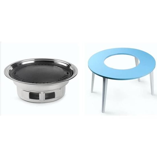 Barbecue extérieur Barbecue au Charbon Barbecue Grill Table de Table ...