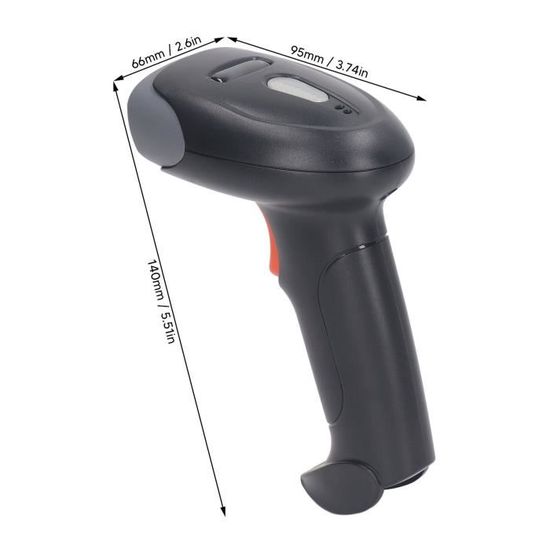 Scanner De Codes-Barres Scanner Deqr 2D Sans Fil, Vitesse De Haute ...