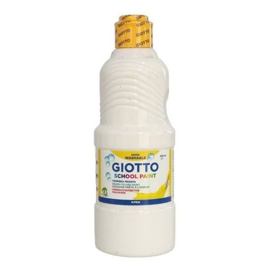 Giotto peinture pour affiches School Paint junior 500 ml blanc ...