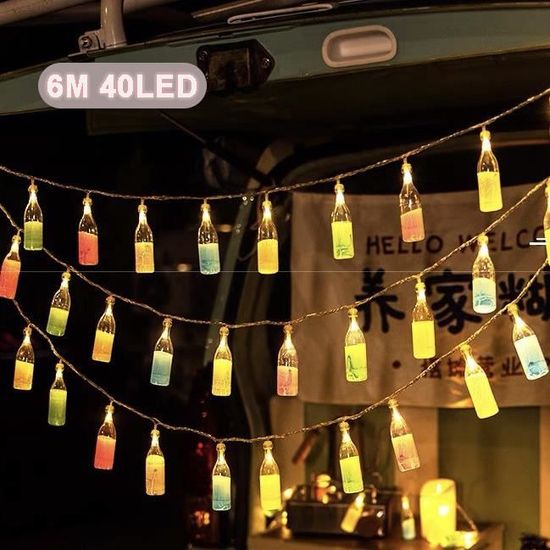 Guirlande Lumineuse - MARSEE - 6M - 40 LED - Extérieure - Décoration de Noël - Cdiscount Maison