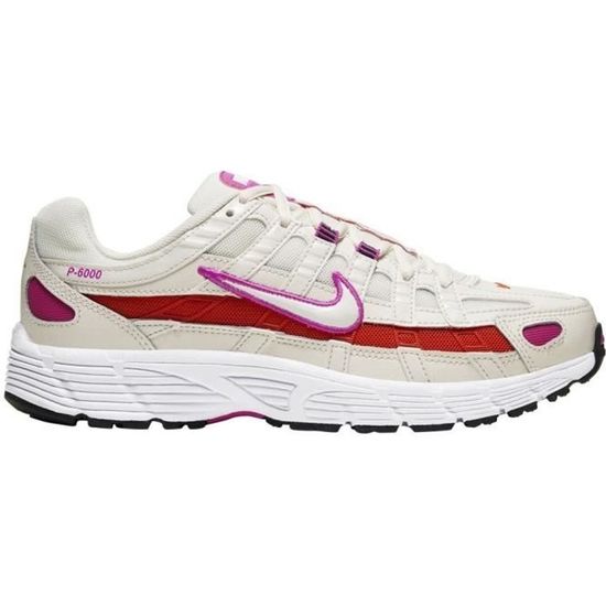 Baskets Femme - NIKE - W P6000 Ess - Rouge - Synthétique - Lacets Rouge ...
