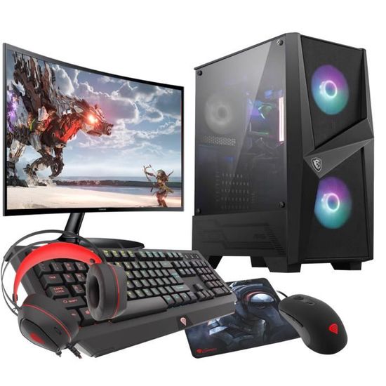 Pc Gaming 32go Ram PC Gaming VIST Ryzen 5 5600G - 32Go RAM - SSD 1To ...