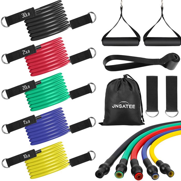 Kit Bande Élastique Musculation, Lot de 6 Bandes de Résistance avec ...