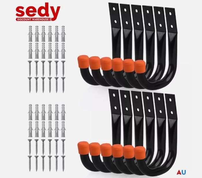 Crochets de rangement - GIGICIAL - Lot de 12 - Acier robuste - Supporte ...