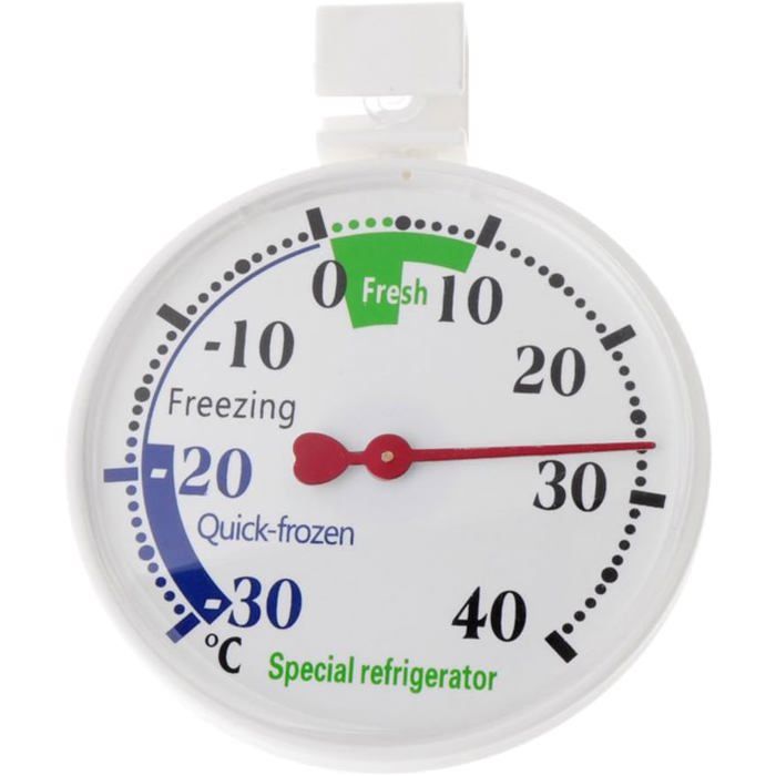 Thermomètre - AIMOONSA - pour réfrigérateur/congélateur - Plage -40°C à ...