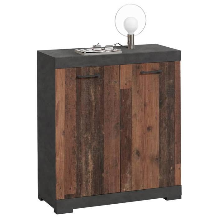 Buffet bahut/Armoire - Commode - VENTE-FLASH - avec 2 portes 80x34,9x89 ...