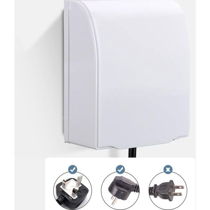 Couvercle prise enfant proof etanche interrupteur prise boitier ...