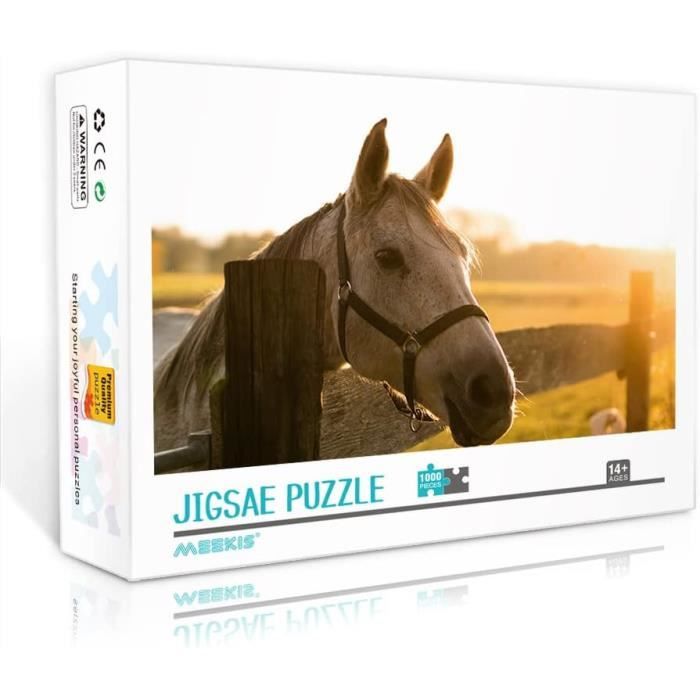 Mini Puzzle Adulte 1000 Pièces Cheval Set Puzzle Puzzle Difficile ...
