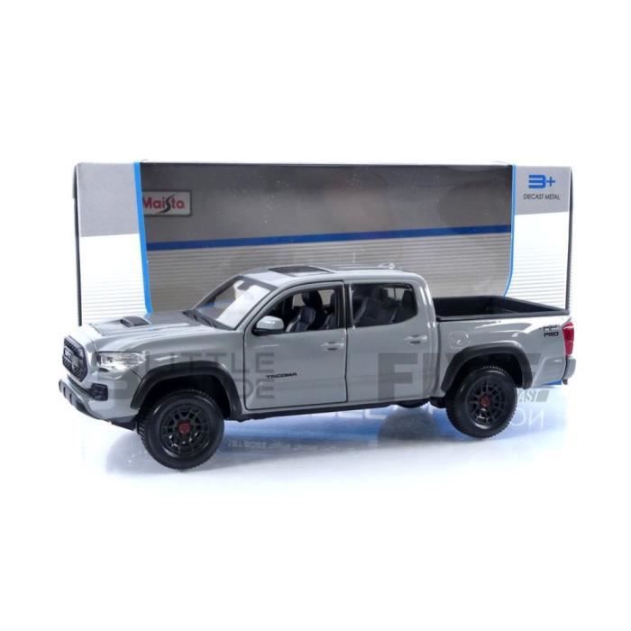 Voiture Miniature de Collection - MAISTO 1/24 - TOYOTA Tacoma Pick-Up - Gris - Cdiscount Jeux ...