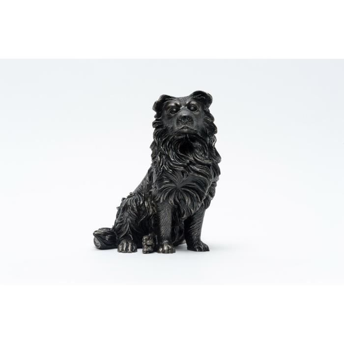 Pot De Fleurs Pieds - Bronze Border Collie (Lot De 3) - Carré - Métal ...