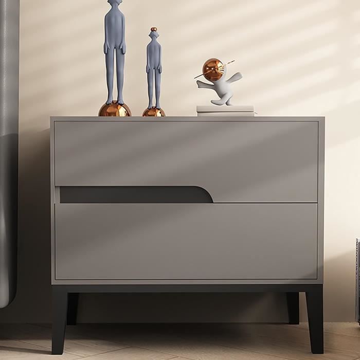 Table de Chevet Moderne Simple en Bois Massif Table de Chevet créative ...