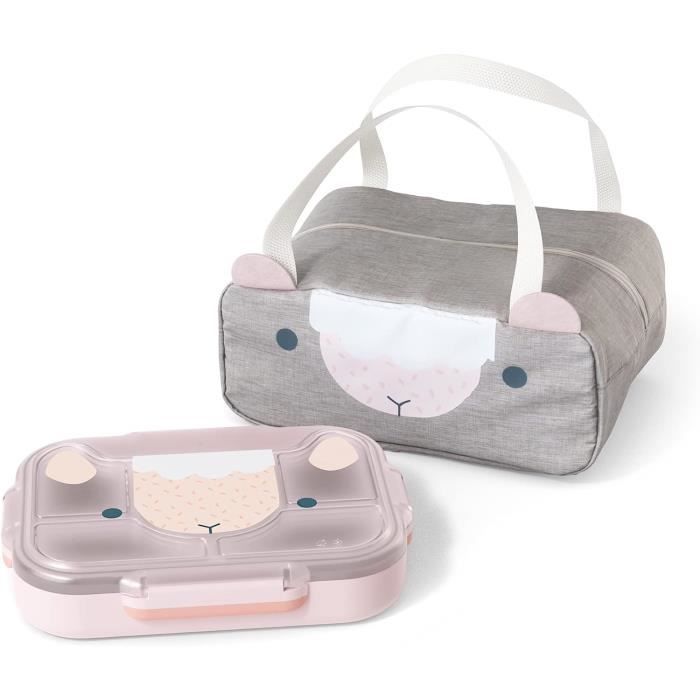 Set Lunch box Enfant Premiers Pas - avec Boite Repas Compartiments MB ...