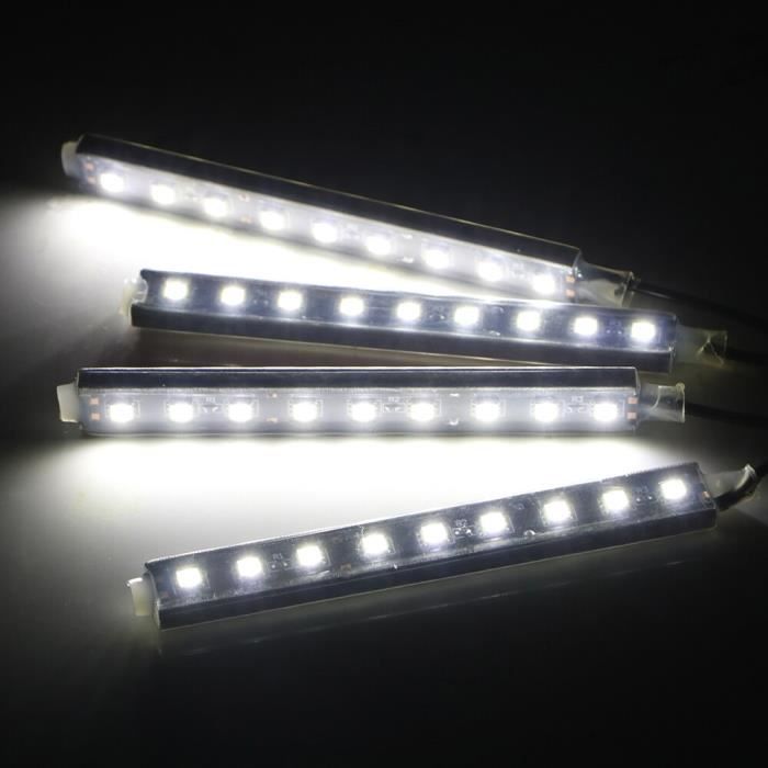 Couleur blanche Bande lumineuse LED avec allume-cigare, luminaire ...