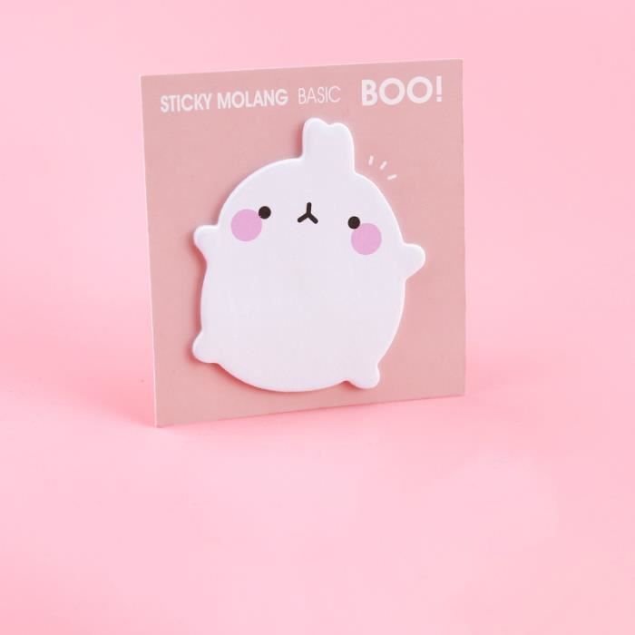 Orange - bloc Notes adhésif Molang Kawaii lapin mignon, bloc Notes ...