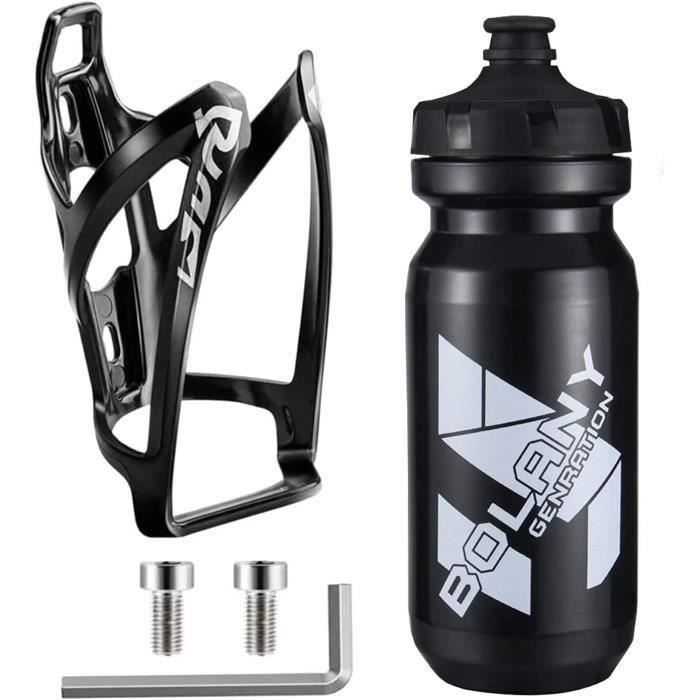 Porte Bidon de Vélo avec Gourde Vélo 610ML, Bidon de Sport de Haute ...